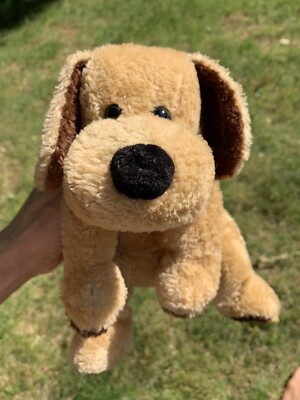 12" Teddy Hermann Golden Retriever Lab Labrador Dog Mutt Plush Germany ...