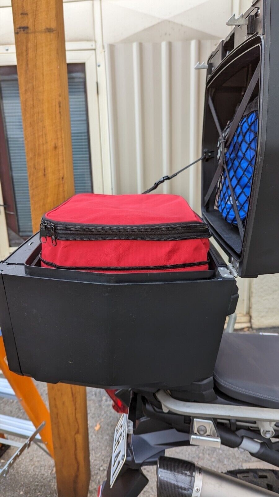 Top Box Inner Liner Luggage Bag for Triumph Tiger 800/800XC (Red ...