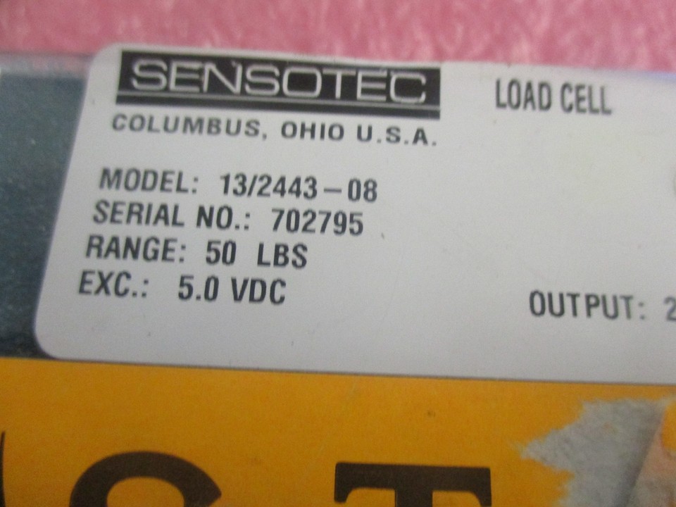 Sensotec Model: 13/2443-08 Load Cell | eBay