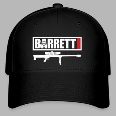 BARRETT Ammunition Guns Firearms Black Hat Adjustable Baseball Cap | eBay