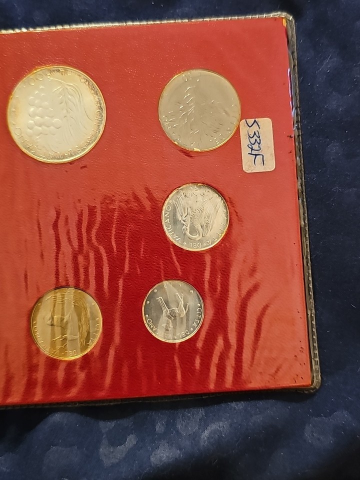 1970 Vatican Uncirculated 7-Coin Lira Set w/ 500L Silver – Brilliant ...