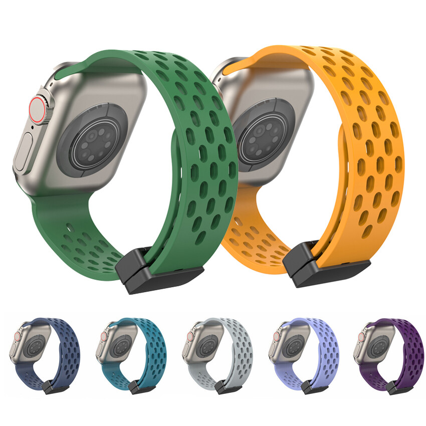 Magnetic Buckle Band Strap For Apple Watch Ultra2 9 8 7 6 5 41/45/49mm ...