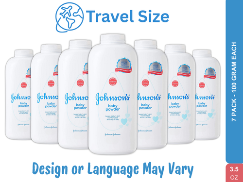 Johnsons Baby Powder Original TALC Intl. Ver. 3.5 oz 100G Travel Size X ...