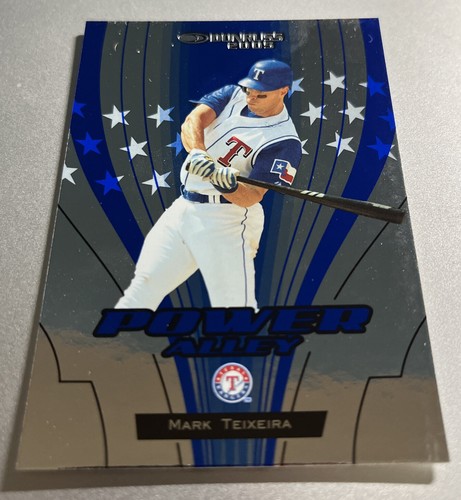 2005 Donruss Power Alley Blue #PA-15 Mark Teixeira 248/1000 Texas ...