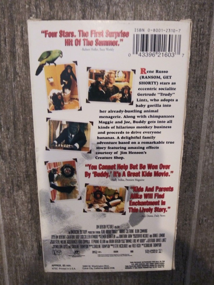 Buddy - (VHS, 1997) 43396216037| eBay