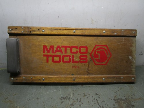 Vintage Wooden Matco Tools C333 Laydown Creeper w/Steel Wheels ...