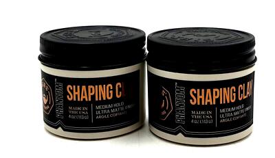 GIBS Phantom Shaping Clay Medium Hold Ultra Matte Finish 4 oz-2 Pack | eBay