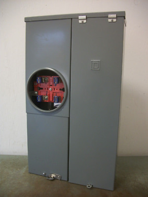 SQUARE D METER/LOAD CENTER PANELBOARD SC1624M125S 125A 120/240V 1PH ...