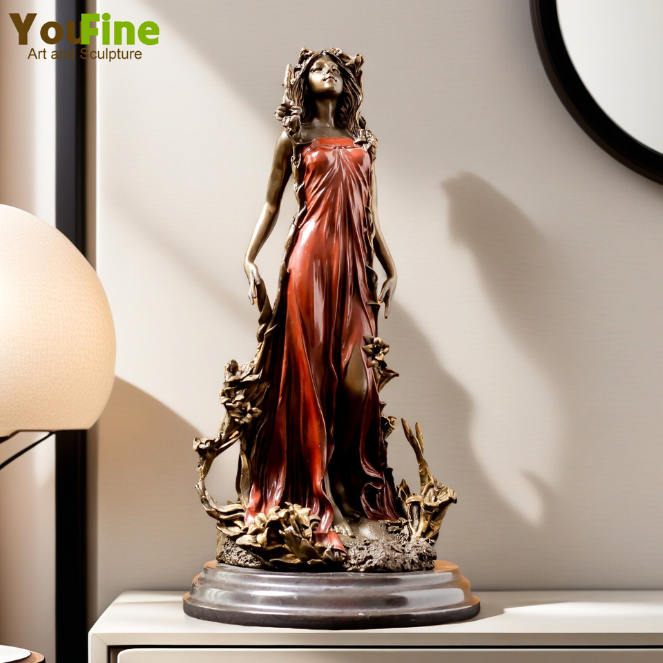 Bronze Aphrodite Statue Greek Goddess Of Love Venus Sculpture Myth Home ...