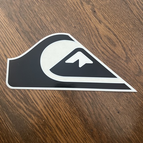 Quiksilver Black Team Sticker - 9”- Surf Skate Snow Decal w/ White ...