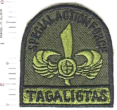 Philippines National Police Special Action Force SAF Airborne Flash vel ...