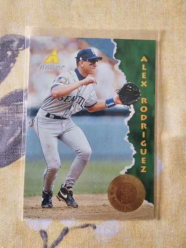 1995 Pinnacle Rookie RC #132 Alex Rodriguez Seattle Mariners Baseball ...