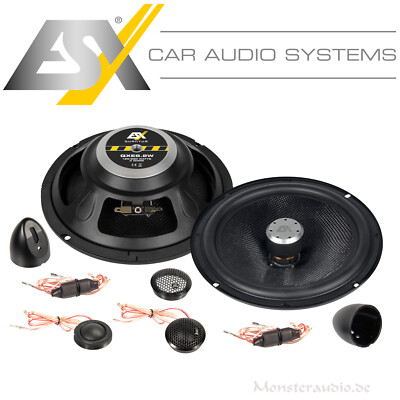 ESX QXE8.2C high end 20cm 2-Wege Lautsprecher Set 250 Watt 200mm Auto ...
