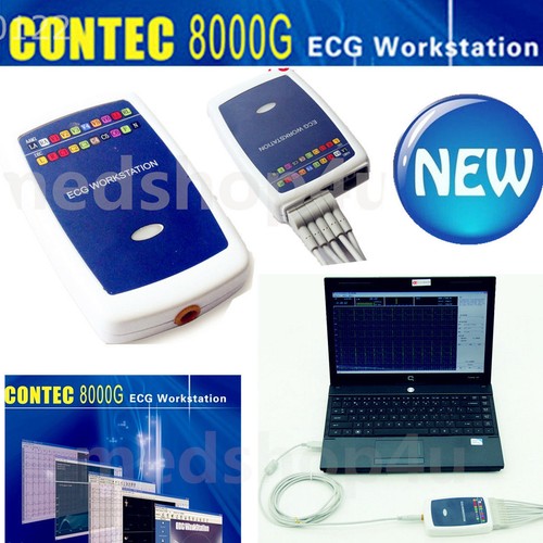 ECG Workstation System,Portable 12-lead Resting PC base EKG Machine ...