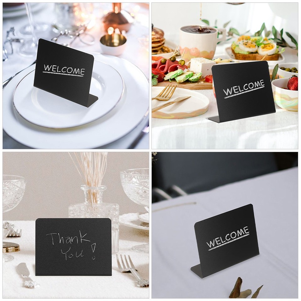 5 Pcs Menu Chalk Board Sign Small Chalkboard Buffet Chalkboards Signs ...