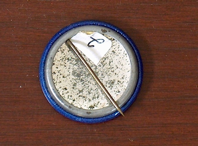 campaign pin pinback button political badge election LOCAL ADVERTISING ...