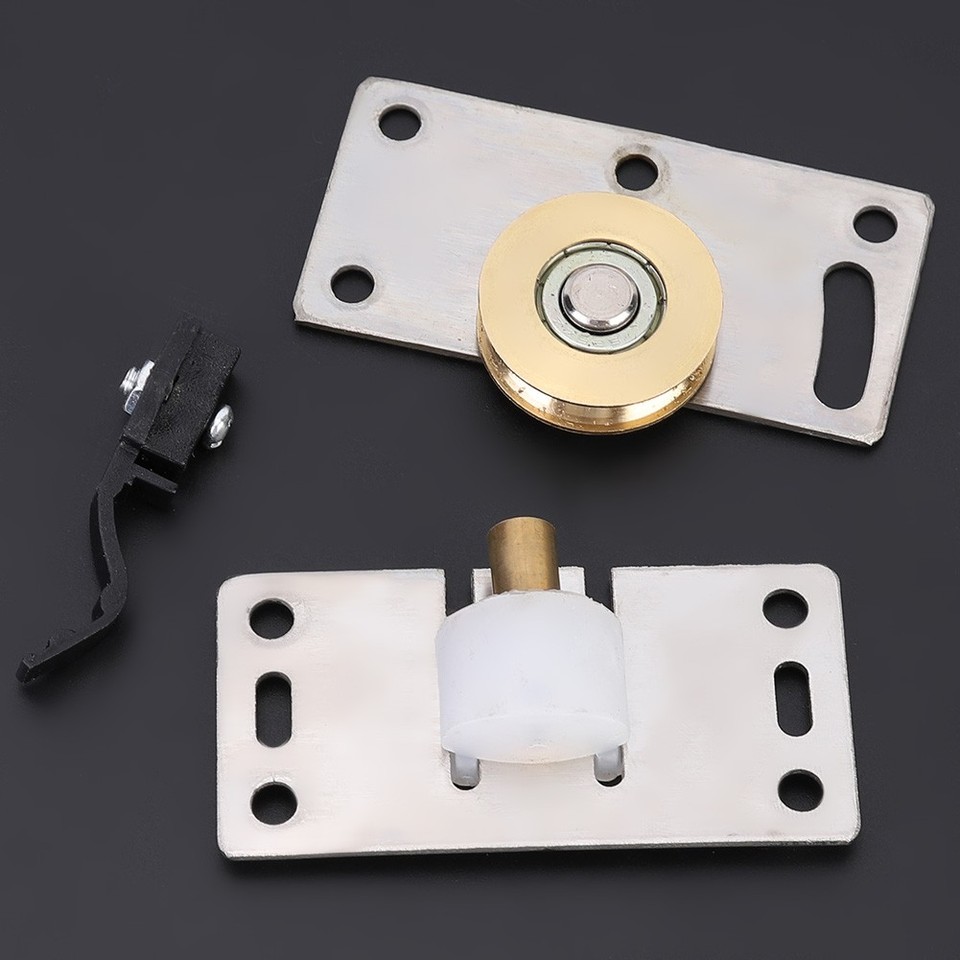 2x Wardrobe Wood Door Sliding Door Wheel Stainless Steel Bearing Wheel ...