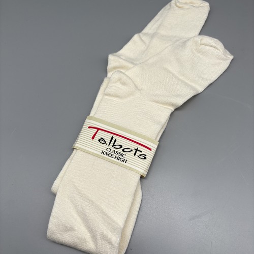 VTG Talbots High Knee Socks New Old Stock Cotton Rayon Silk Sz 9-11 | eBay