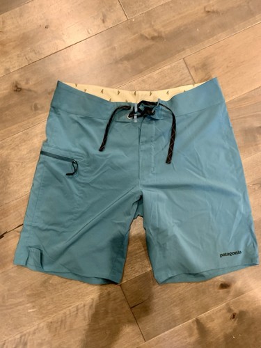 Patagonia BoardShort Stretch Planning Baggies Surf 33 19 Teal | eBay