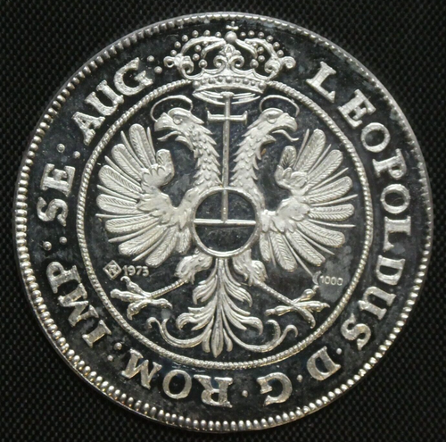 1686 German States STADE Thaler 1973 Restrike .99999 Fine Silver Coin ...