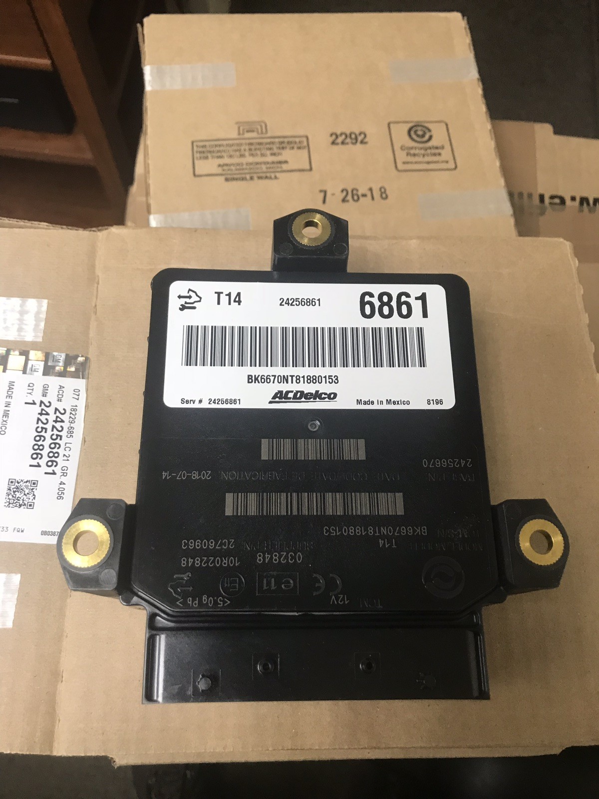 Silverado Sierra 2500 3500 6.6l 24256861 Allison TCM Trans Computer for ...