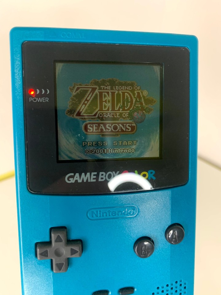 GAME BOY COLOR | TEAL | COMPLETE IN BOX | NINTENDO | AUTHENTIC | TESTED ...