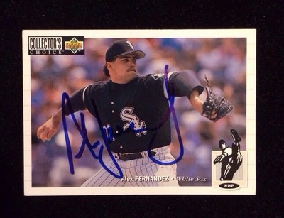ALEX FERNANDEZ 1994 UPPER DECK CC Autographed Signed AUTO Baseball Card ...