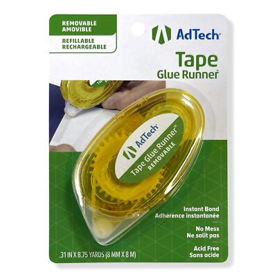 Adtech Crafter's Tape Removable Glue Runner.31"X315" Tape Runner ...