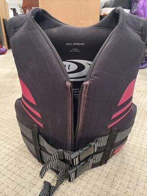 JOBE Life Jacket Vest Youth 50-90 Lbs Water Ski Neoprene Vest USCG ...