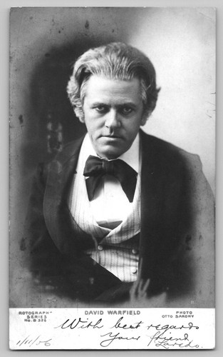 1906 RPPC David Warfield American stage actor Vintage Photo Postcard ...