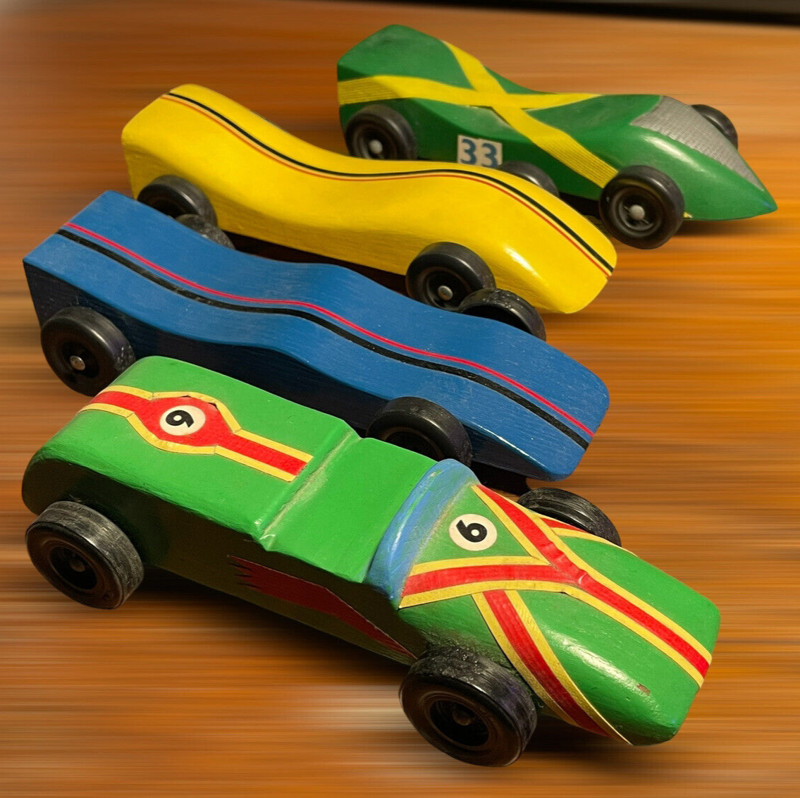 Wooden Race Cars