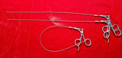 3pc - Hysteroscopy Flexible Scissor 5FR 40CM Reusable Surgical ...