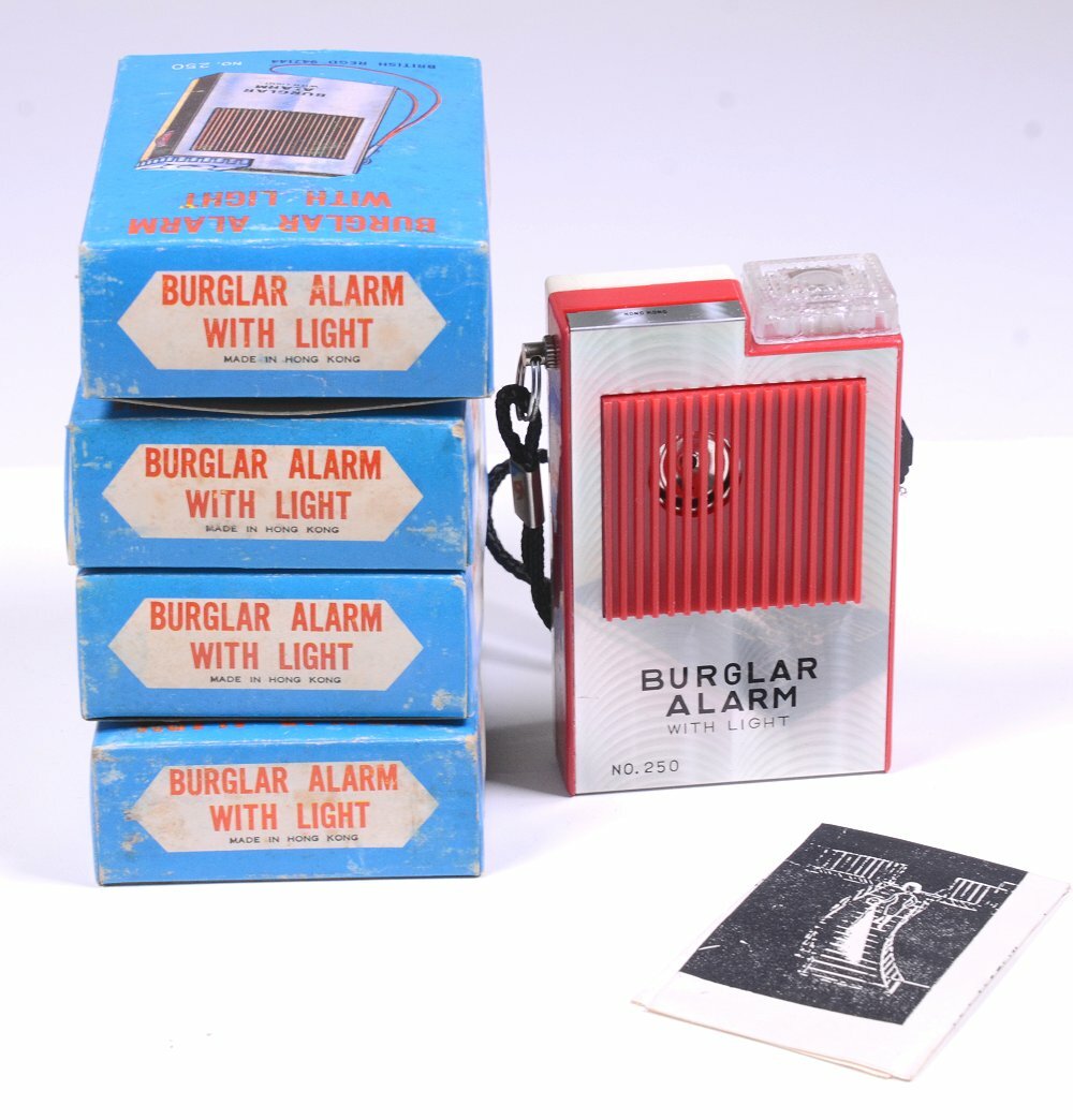 (4) NEW Never Used - Vintage BURGLAR ALARM & LIGHT COMBO with S.O.S ...