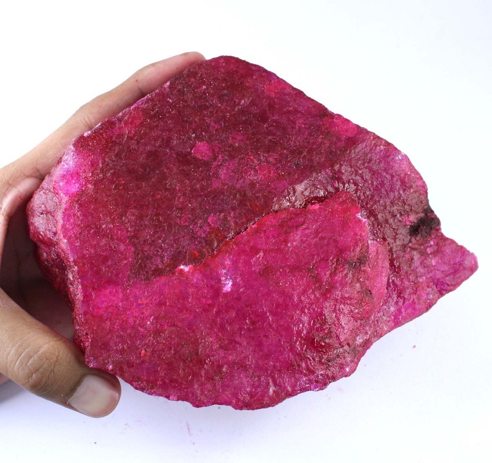 Rubino Rosso Africano 5506 Ct/121 mm Pietra Preziosa Naturale ...