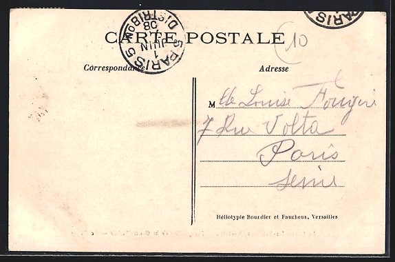 CPA Le Queue-lez-Yvelines, Perspective de la Grand Valle Le Puits 1908 ...