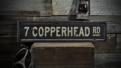 Custom Distressed Street Sign - Rustic Hand Made Vintage Wooden | eBay