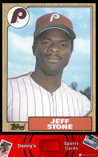 1987 Topps #532 Jeff Stone Philadelphia Phillies Baseball Card | eBay