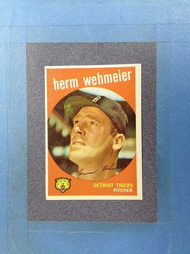 FB18) 1959 Topps #421 HERM WEHMEIER Detroit Tigers VG-EX | eBay