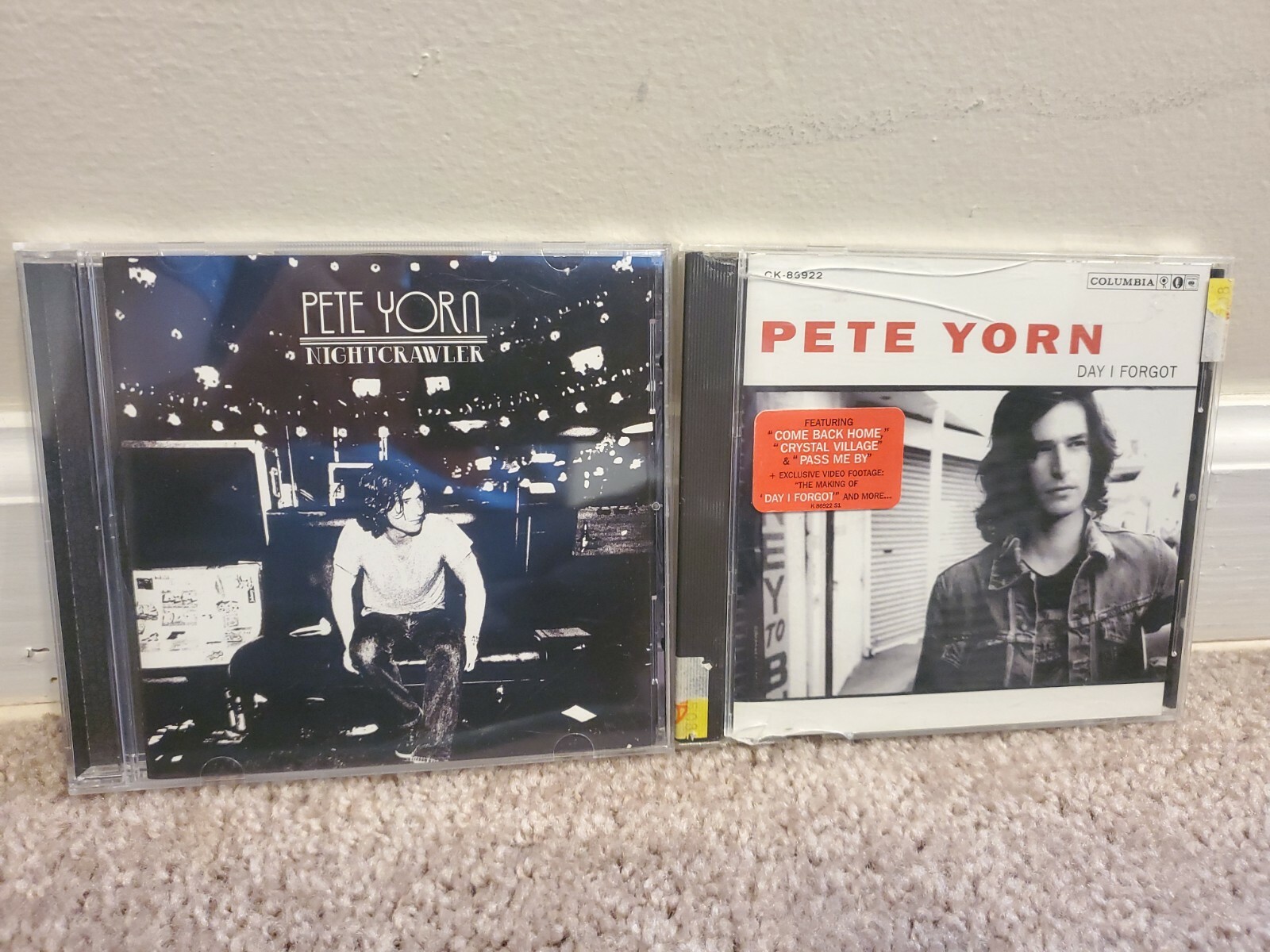 Lot of 2 Pete Yorn CDs: Nightcrawler, Day I Forgot | eBay