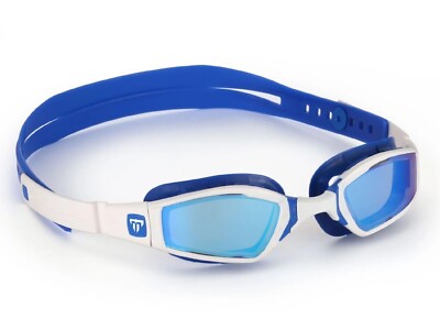 Aquasphere x Phelps Ninja Goggles Titanium Mirrored Blue Lens (Brand ...