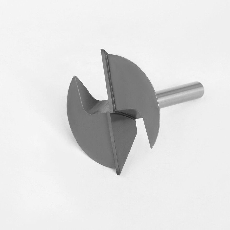 1pc 8mm Shank Dovetail Joint Bottom Cleaning Router Bit Engraving Clean ...