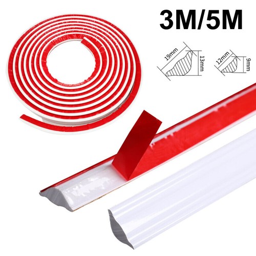 Triangle Trims For Bathroom Panels Shower Wall PVC White Quadrant Self ...