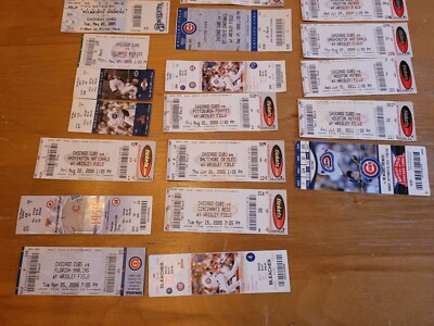 Lot of 26 Chicago Cubs Tickets 1988-2011 | eBay
