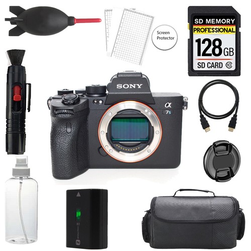 Sony a7S III Mirrorless Camera Body + 128GB + Bag+Screen Protector ...
