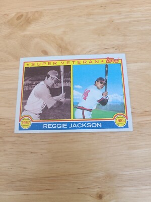 1983 Topps Reggie Jackson Super Veteran Baseball Card #501 $$$ | eBay