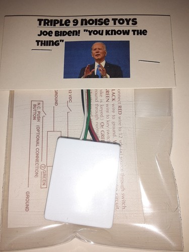 CB NOISE-TOY! (LISTEN) JOE BIDEN "YOU KNOW THE THING" SOUND MODULE | eBay