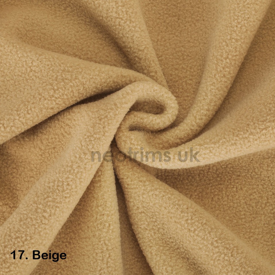 Polar Fleece Anti Pill Fabric Cuddly Soft Pile Washable Craft Material ...