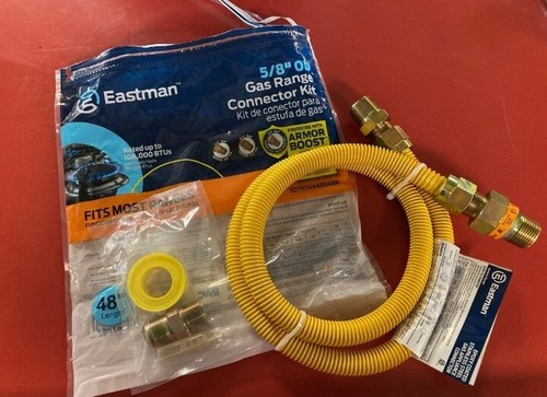 Eastman 5/8" OD Gas Range Connector Kit 48" Length 91712054870 | eBay