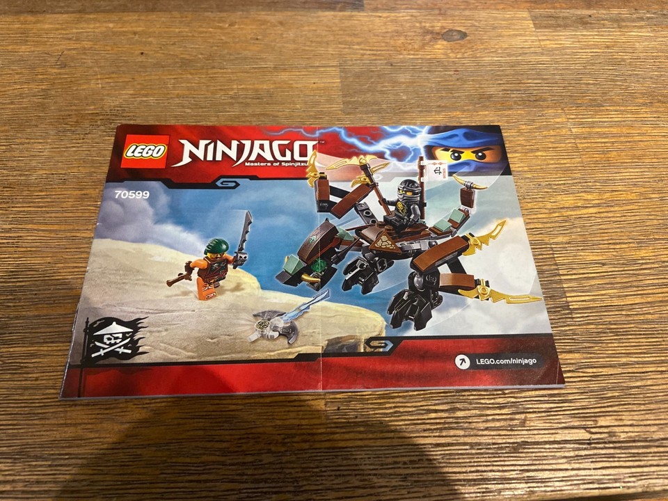 Lego Ninjago Cole`s Dragon Set: 70599 and Airjitzu Wrayth Flyer Set ...