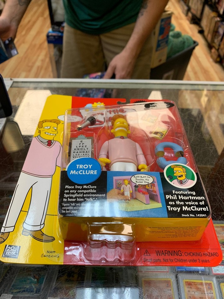 Troy McClure Series 1 (Vintage Simpsons, Playmates) SEALED | eBay